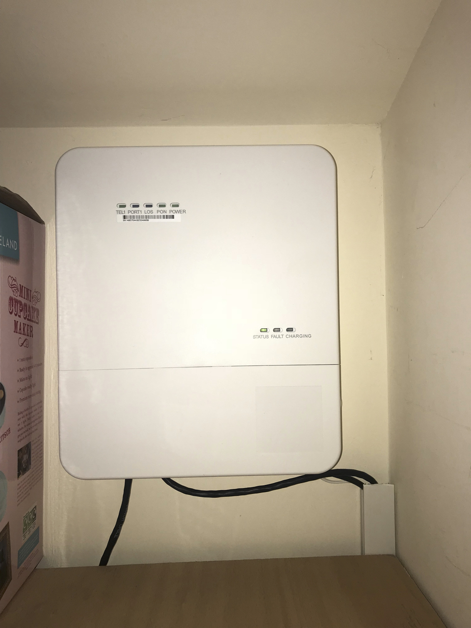 FTTP: A BT fibre home broadband installation (BT Openreach)